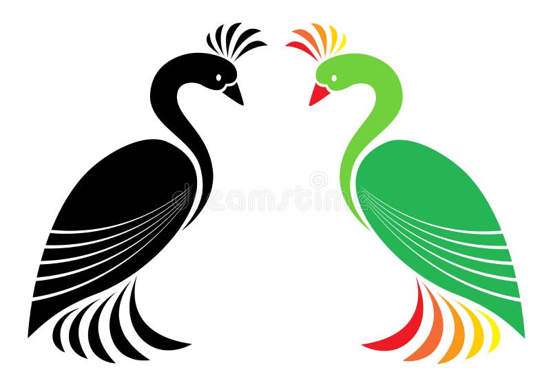 Imagen Del Vector Del Pavo Real Ilustración del Vector - Ilustración de ...