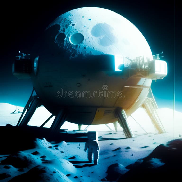 Imagens De Ai De 2023 Na Lua Indiana Pousando Foto de Stock - Imagem de aterragem, imagens ...