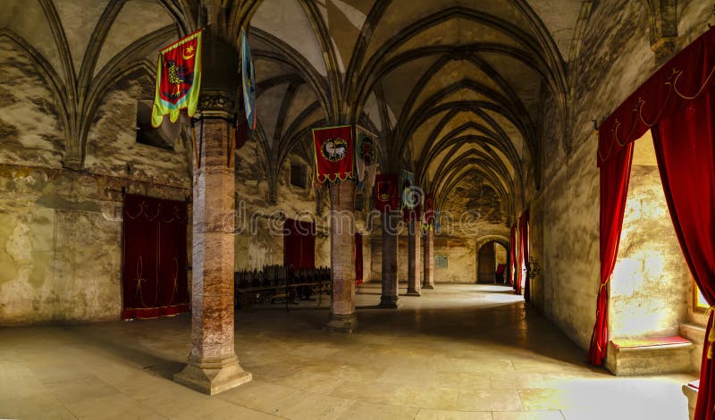 Imagens Dentro Do Castelo De Corvin Imagem de Stock - Imagem de ...