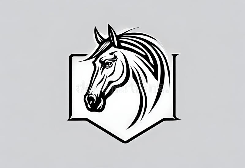 Horse Head Horse Logo Symbol, Logo Elegant Element for Brand, Symbols ...