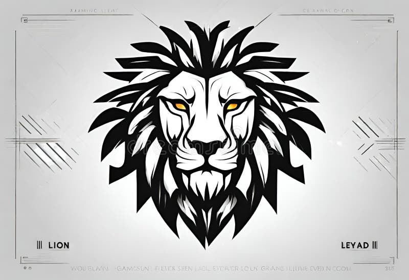 Lion Head Lion Logo Symbol, Logo Elegant Element for Brand, Symbols, V3 ...
