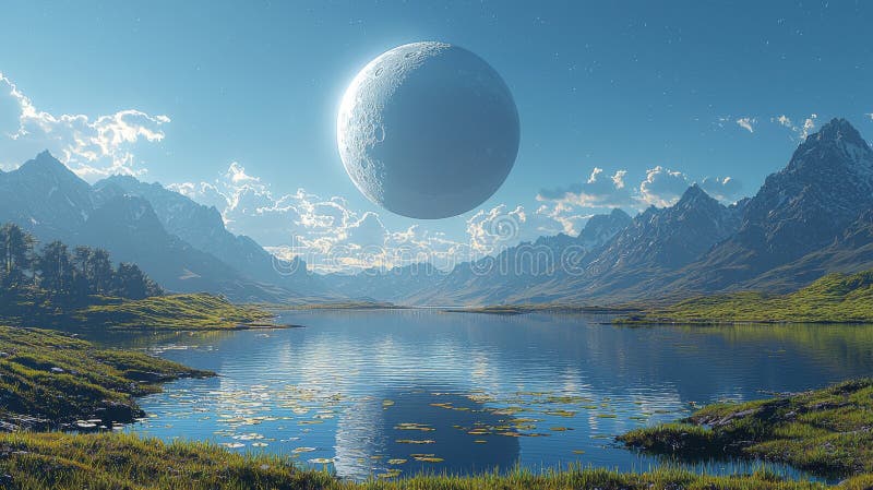 Imagery of an Extraterrestrial Setting, Bizarre Environment Design, a ...