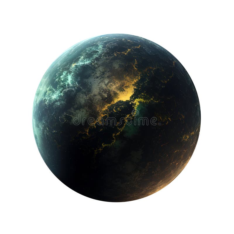 Imagery of Imaginary Planets for Your Cosmic Image. Ai Generated Stock ...