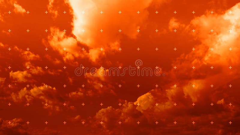 Images of Clouds and Graphics on a Colored Background Stock Image ...