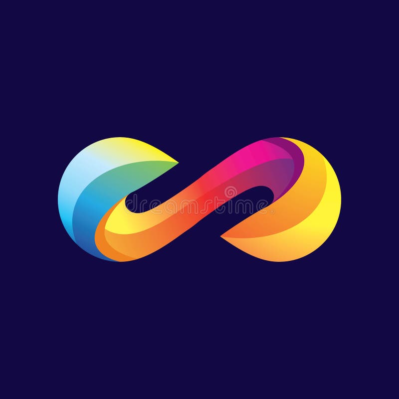 Images de logo de l'infini illustration de vecteur. Illustration du ...