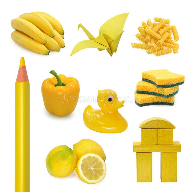 Images jaunes image stock. Image du apprenez, crayon, paprika - 4995403