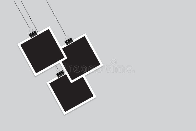 Images a Modern Touch with Empty Photo Frame Template Stock Vector ...