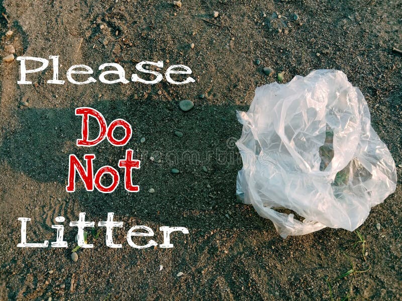 Littering Prohibited Signal Stock Photo - Image of blue, restriction ...