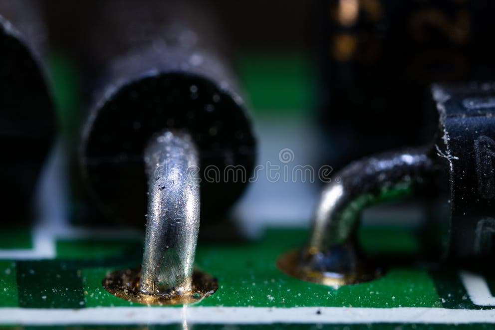 Inside of Electronic Devices Stock Image - Image of mainboard, macro ...