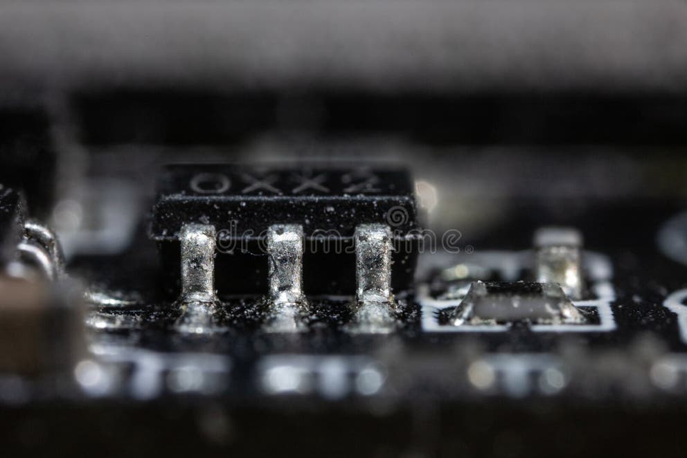 Inside of Electronic Devices Stock Image - Image of chip, processor ...