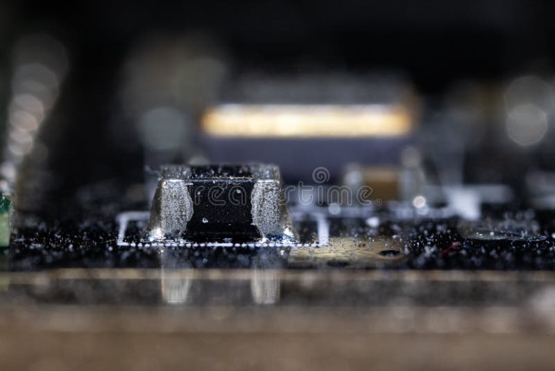 Inside of Electronic Devices Stock Photo - Image of macro, technology ...