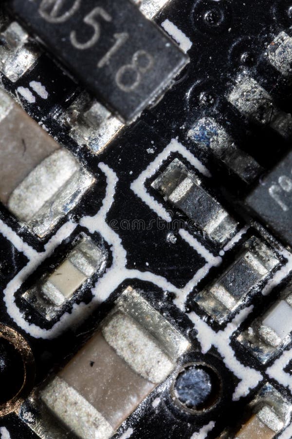 Inside of Electronic Devices Stock Photo - Image of mainboard, studio ...