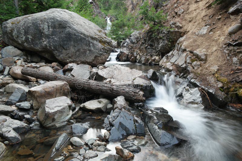 The Gurgling of Small Rapids Stock Image - Image of small, mountain ...