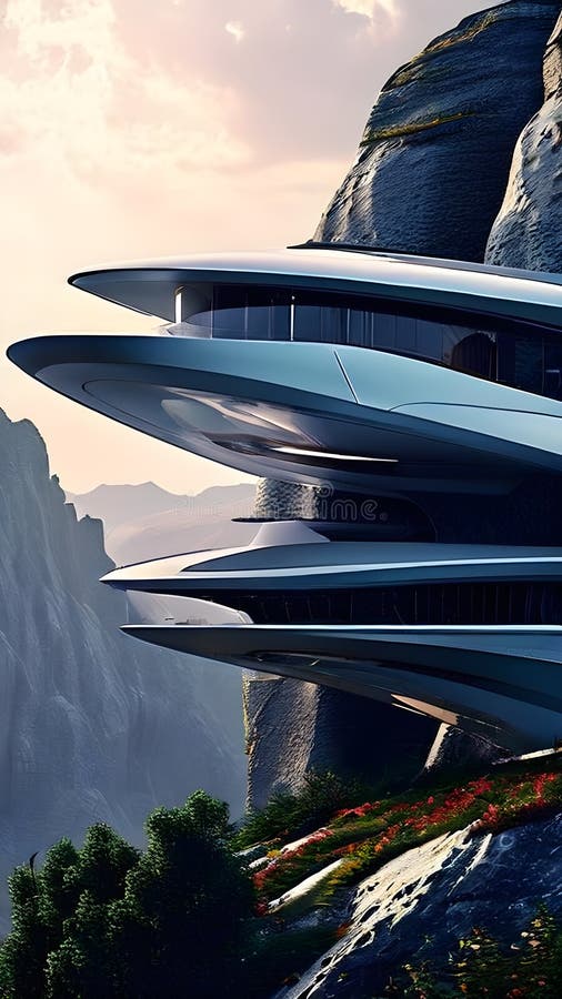 Imaginary Architecture: Conceptual Buildings Stock Illustration ...