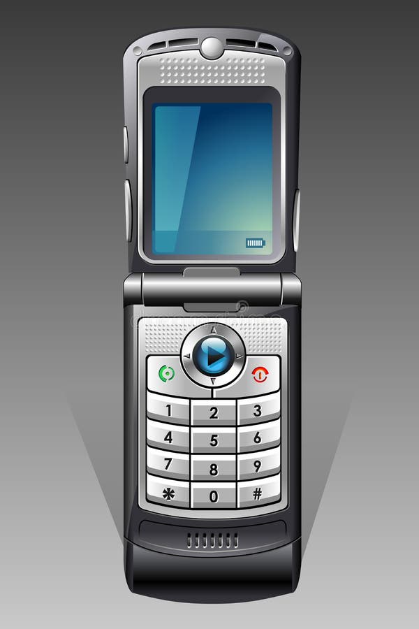 Imaginary Cellphone stock vector. Illustration of cell - 4161192