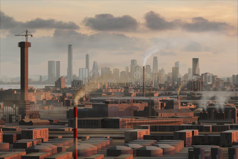 Modern Imaginary Town Stock Illustrations – 171 Modern Imaginary Town ...