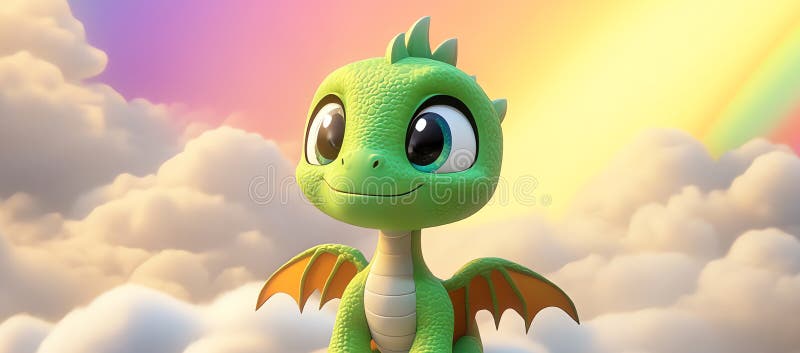 Imaginary Dragon, AI Generated Stock Illustration - Illustration of ...