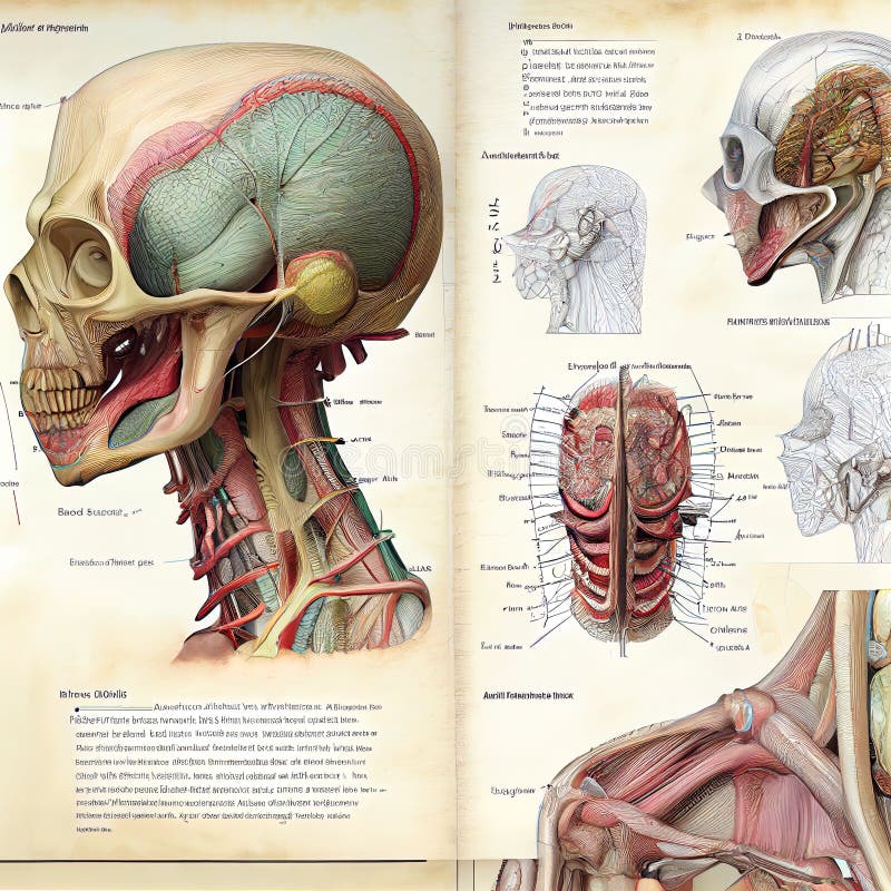 Human Anatomy - Generative AI Stock Illustration - Illustration of ...