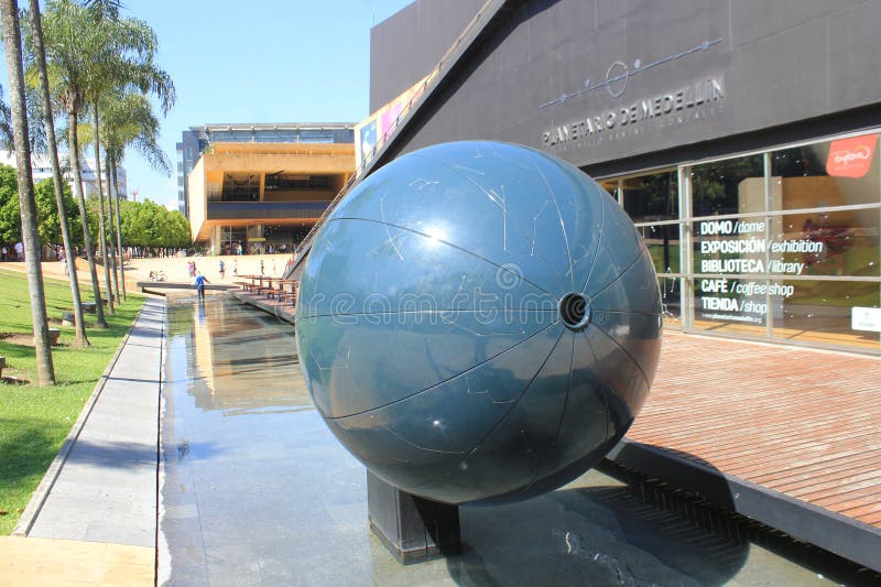 Celestial Sphere, Planetarium. Medellín, Colombia Editorial Image ...