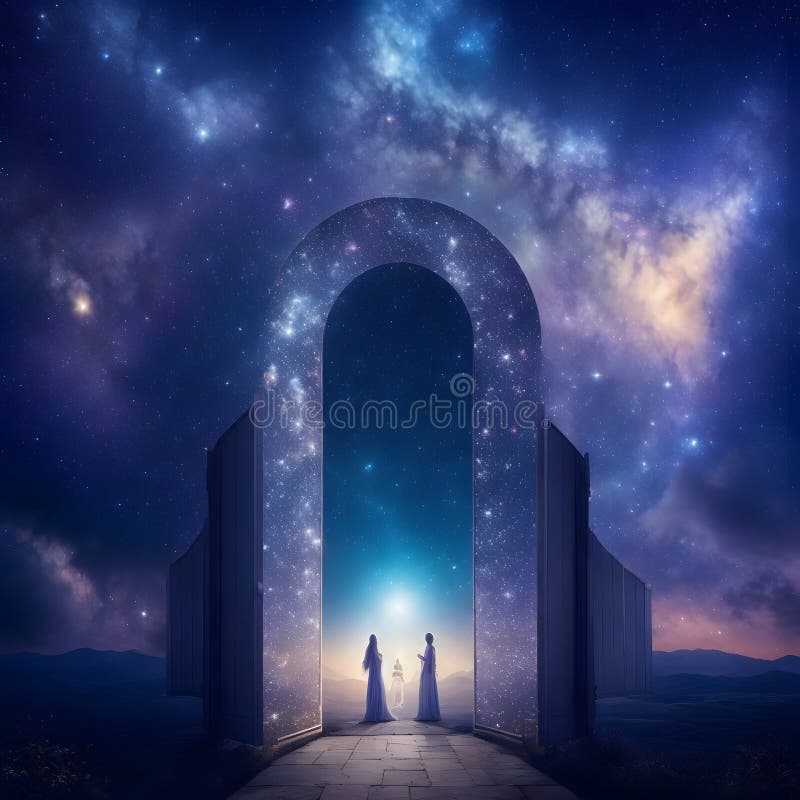 Imaginary Surrealistic Image of the Divine Heaven Where All Men Will ...