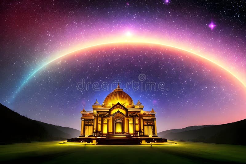 Imaginary Surrealistic Image of the Divine Heaven Where All Men Will ...