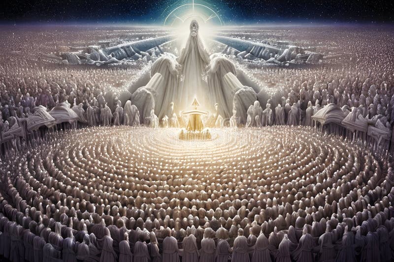 Imaginary Surrealistic Image of the Divine Heaven Where All Men Will ...