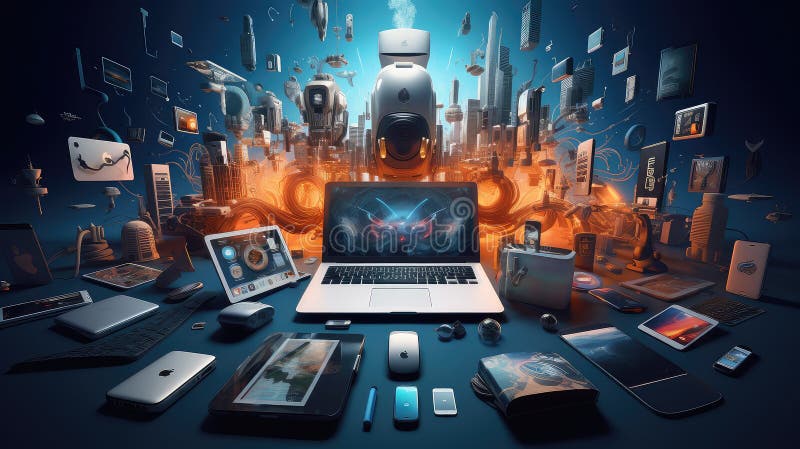 Imagination Creative Innovation Background Stock Illustration ...