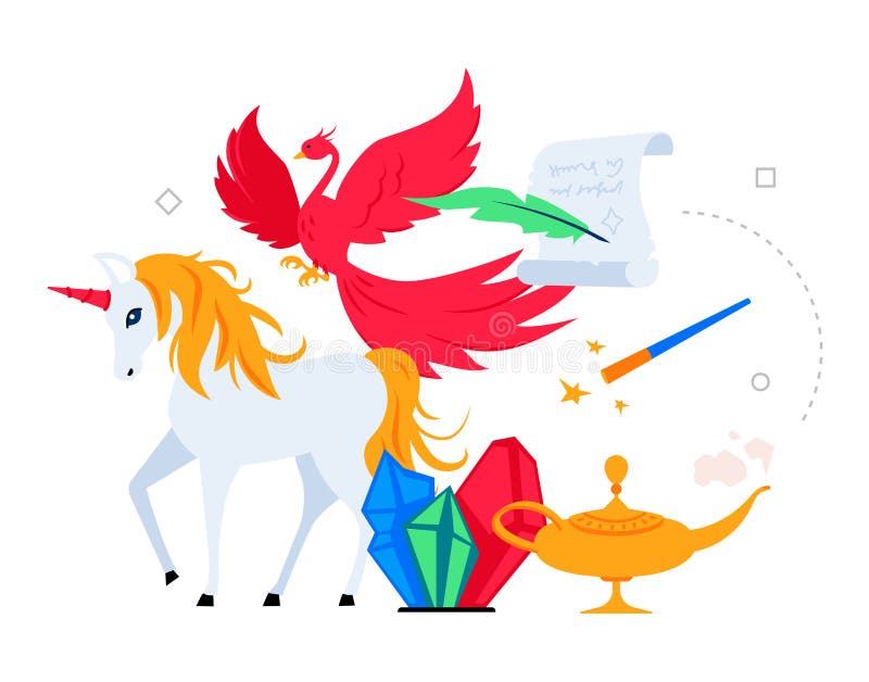 Genie Phoenix Stock Illustrations – 11 Genie Phoenix Stock ...