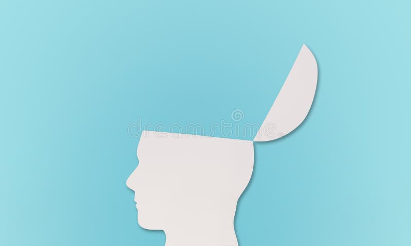 Imagination and Human Mind - Pictured As Word Imagination Inside a Head ...