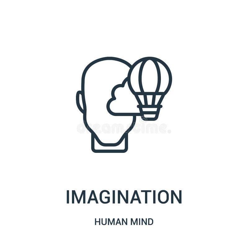 Imagination Icon Vector from Human Mind Collection. Thin Line ...