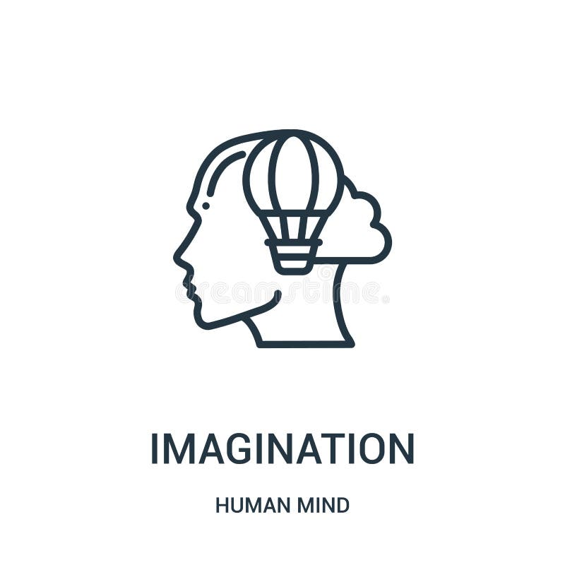 Imagination Icon Vector from Human Mind Collection. Thin Line ...