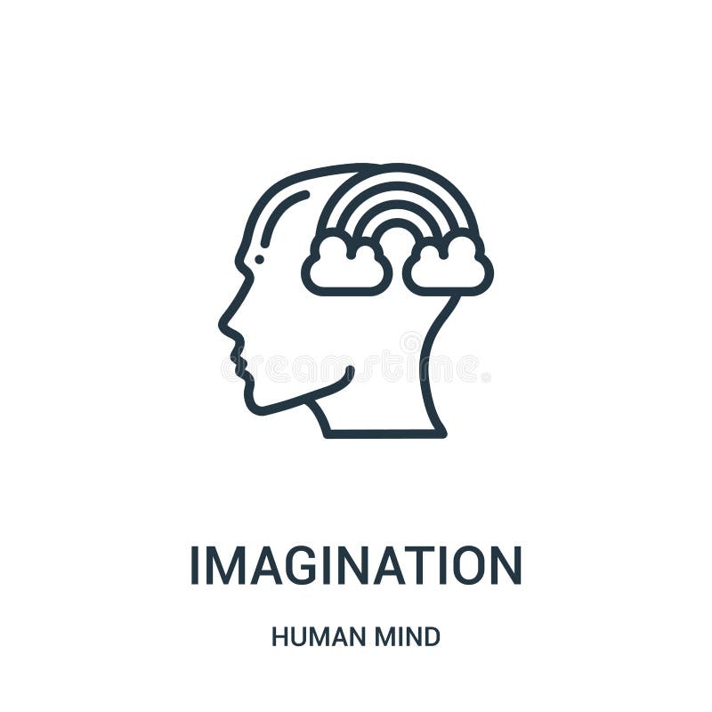 Imagination Icon Vector from Human Mind Collection. Thin Line ...