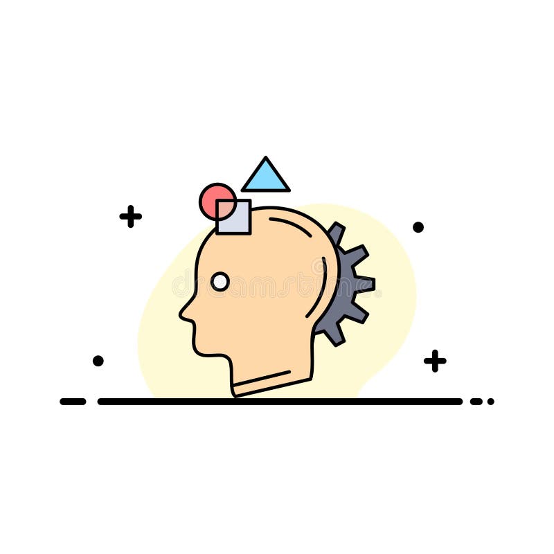 Imagination, Imaginative, Imagine, Idea, Process Flat Color Icon Vector ...