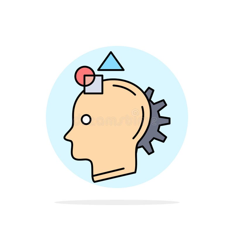 Imagination, Imaginative, Imagine, Idea, Process Flat Color Icon Vector ...