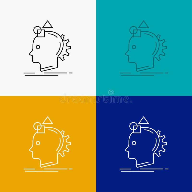Imagination, Imaginative, Imagine, Idea, Process Icon Over Various ...