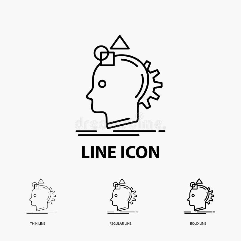 Imagination, Imaginative, Imagine, Idea, Process Icon in Thin, Regular ...