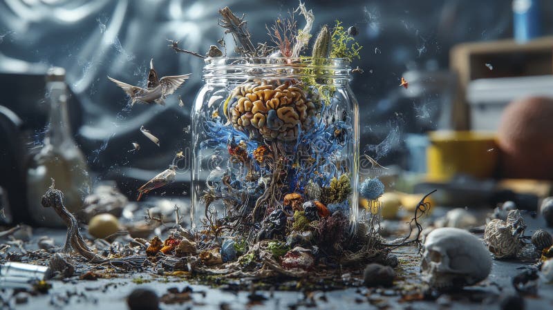 Imagination Materializes a Vibrant Display of Creativity in a Jar ...
