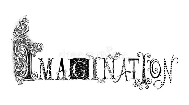 Imagination Typography Illustration Stock Illustration - Illustration ... Imagination Typography Illustration Stock Illustration - Illustration ...