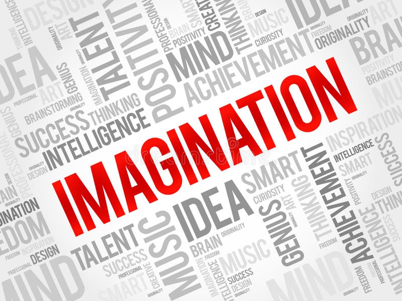 Imagination Word Cloud Collage Stock Illustration - Illustration of ...