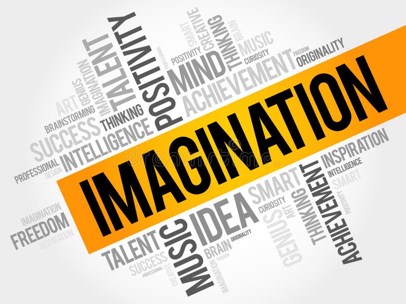 Imagination word cloud stock illustration. Illustration of idea - 200716791