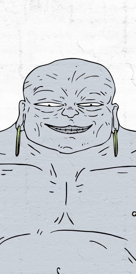 Fat genius stock vector. Illustration of creative, puppet - 41029935