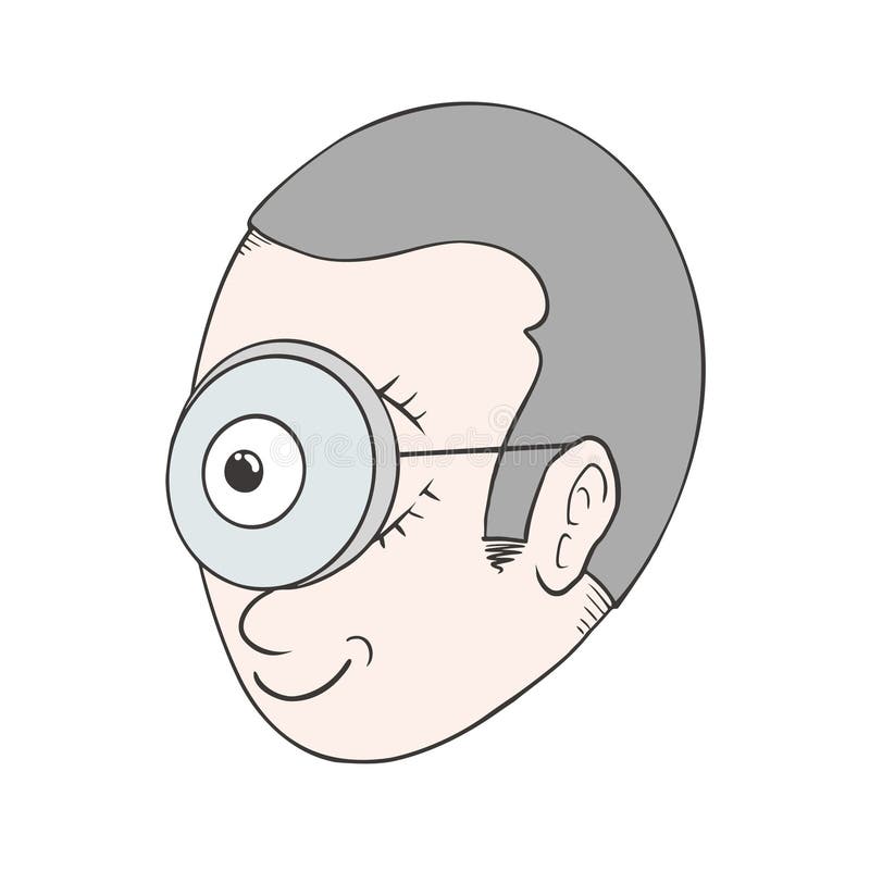 Imaginative head draw stock vector. Illustration of handsome - 337831045