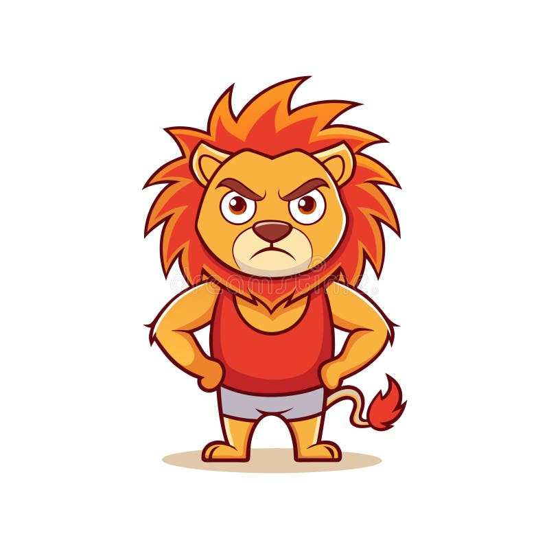 Lions Fun Experience in Designing Stock Illustration - Illustration of ...