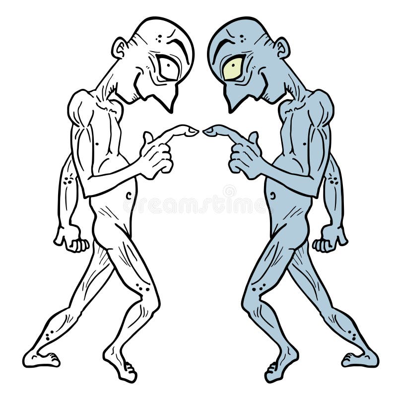 Imaginative monster stock vector. Illustration of hand - 62108873