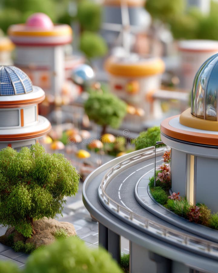 Creating Sustainable Cities: a Pixar-Style 3D Model Showcasing ...