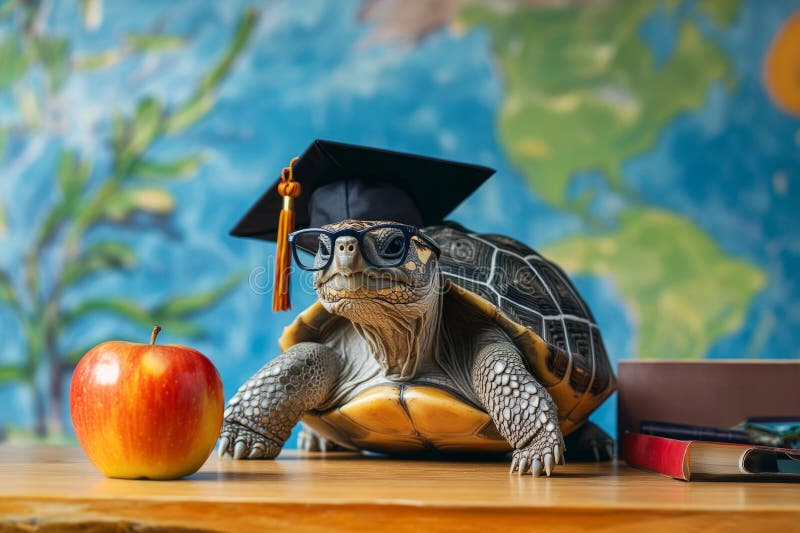 Cartoon Graduation Turtle Stock Photos - Free & Royalty-Free Stock ...