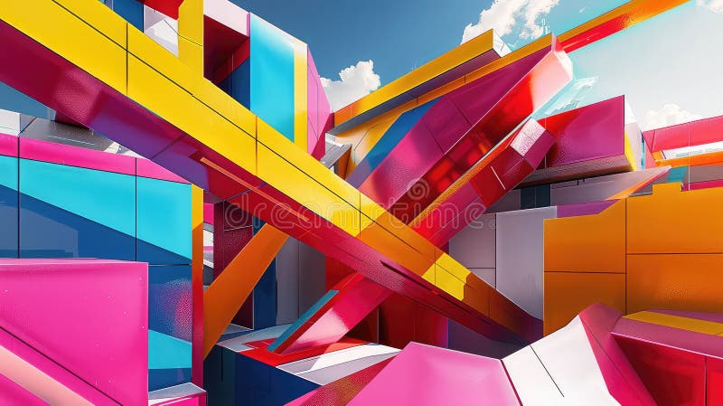 Imaginative Urban Structure: an Illustrative 3D Concept Featuring ...