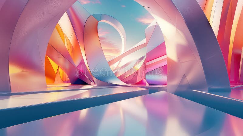 Imaginative Urban Structure: an Illustrative 3D Concept Featuring ...