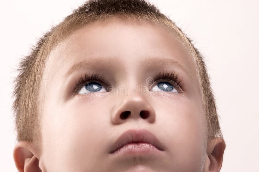Imagine boy stock image. Image of portrait, imagine, blue - 1232555