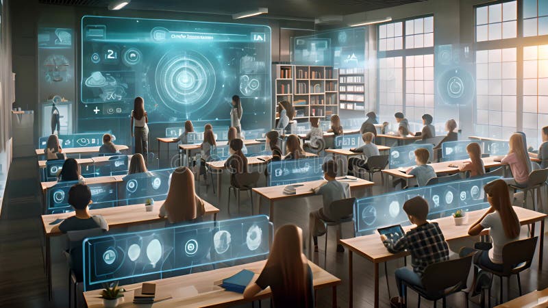 Imagine Cuttingedge Classroom Equipped with Advanced Technology for ...